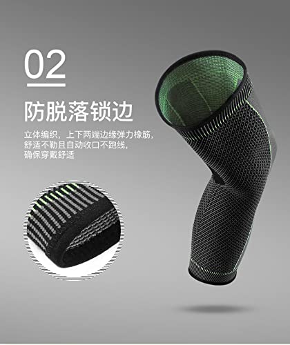 2 Pack Knee Brace, Knee Compression Sleeve Support for Knee Pain, Running, Work Out, Gym, Hiking, Arthritis, ACL, PCL, Joint Pain Relief, Meniscus Tear, Injury Recovery, SportsâUnisex,Universal Size