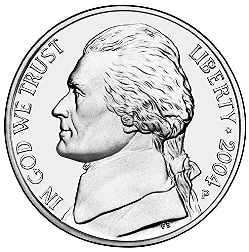 2004 P & D BU Keelboat Jefferson Nickel Choice Uncirculated US Mint 2 Coin Set
