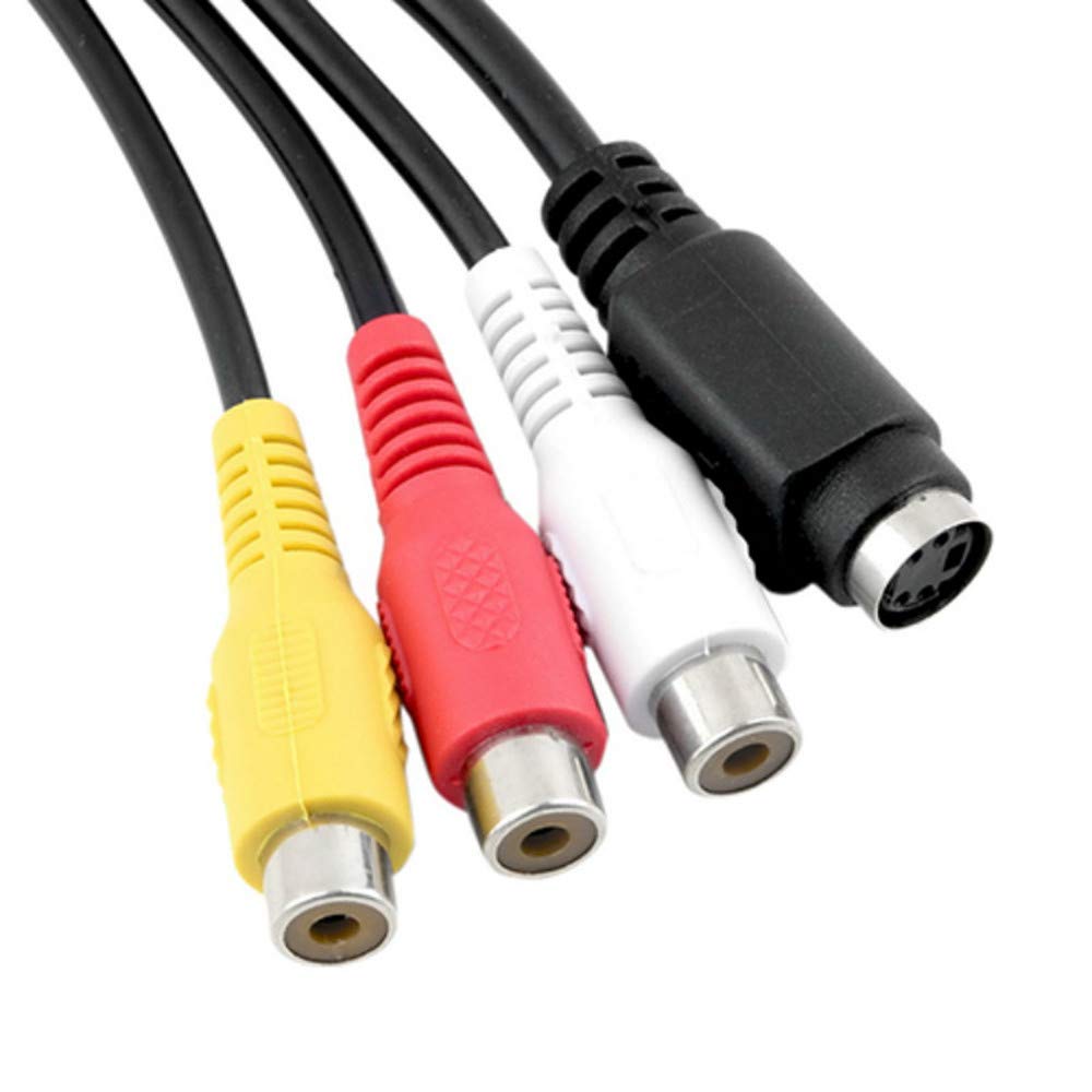 ANRANK High Performance VGA SVGA to S-Video 3 RCA Composite AV TV Out Adapter Converter Cable for PC Laptop