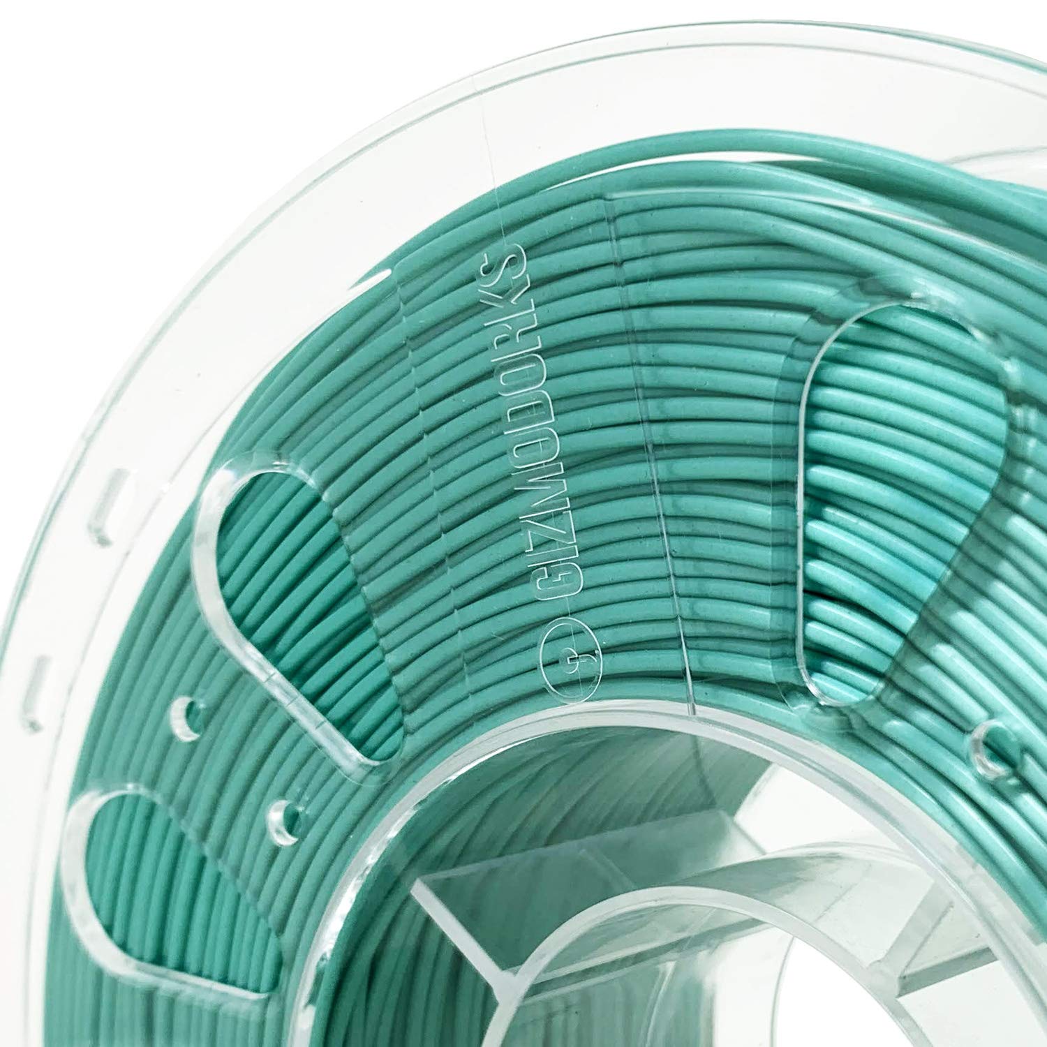 Gizmo Dorks Silk PLA 3D Printer Filament 3mm (2.85mm) 1kg, High Gloss Teal