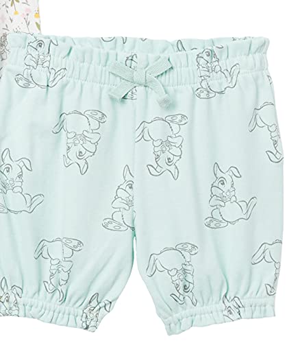 Amazon Essentials Disney | Marvel | Star Wars | Princess Baby Girls' Bloomer Shorts, Pack of 3, Bambi Nature, 18 Months