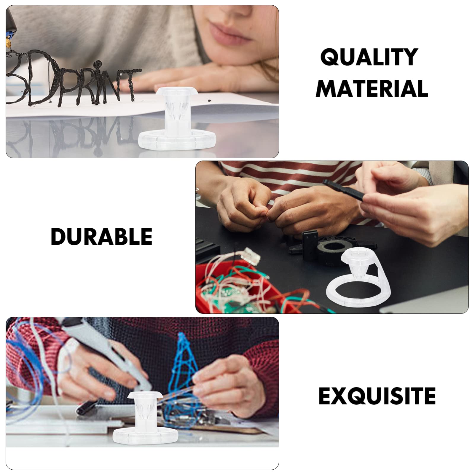 2pcs Pen base Transparent Printing Pen Holder printing brush rack Printing Pen Rack Printing Brush Stand pen storage rack Printing Pen Stand copying board 3d plastic pencil