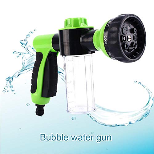 Foam Water Sprayer,Car Foam Hose Sprayer Dispenser 8 Watering Patterns Wash Cleaning Tool