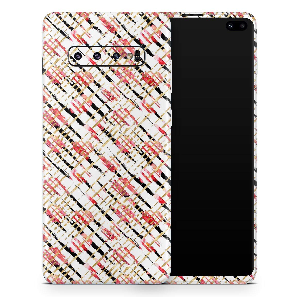 DesignSkinz Karamfila Watercolo Poppies V20 Protective Vinyl Decal Wrap Skin Cover Compatible with The Samsung Galaxy S20 (Screen Trim & Back Glass Skin)