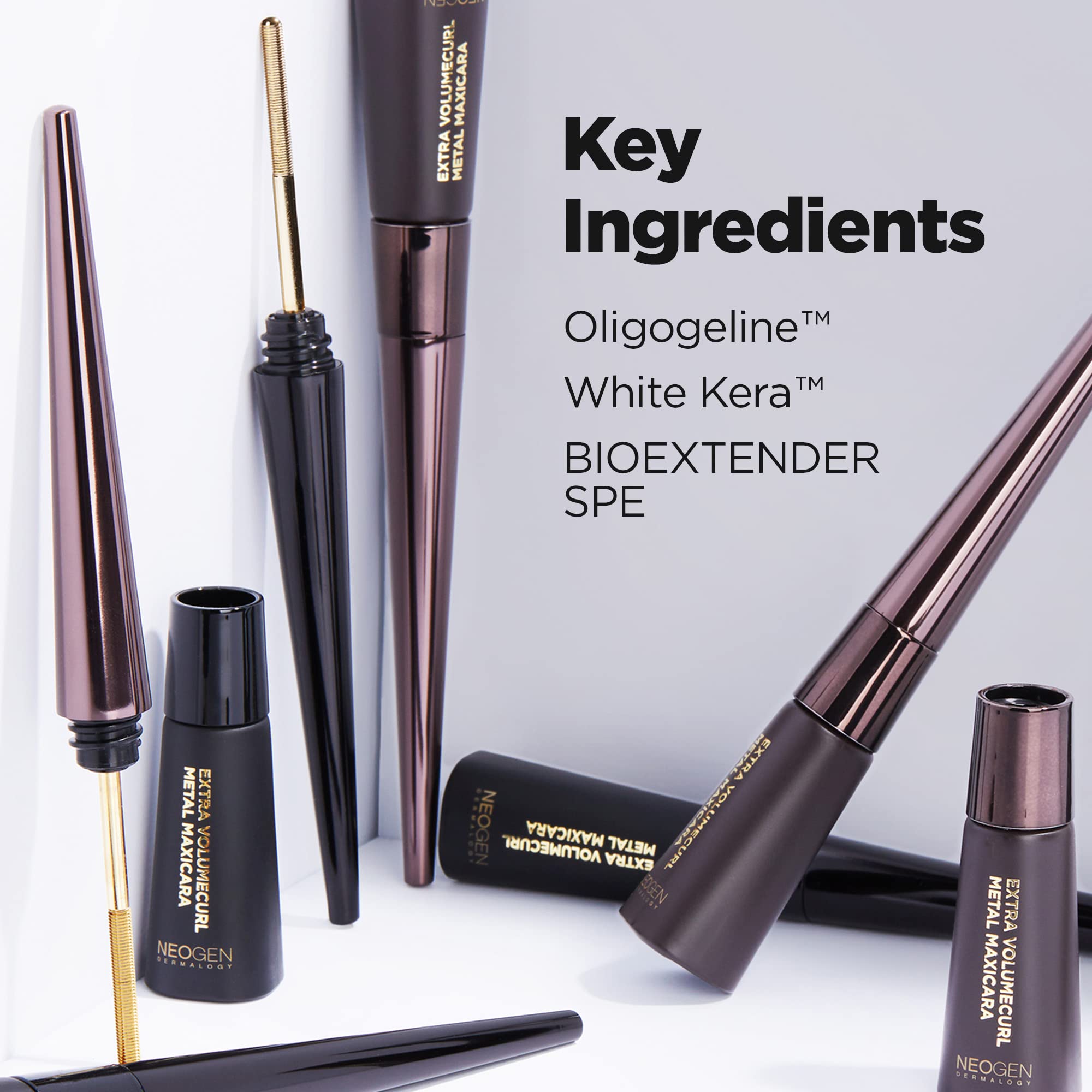 NEOGENDERMALOGY Extra Slim Metal Mascara (Slim, Black)