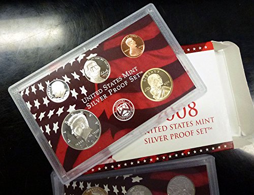 2008 S Silver Proof Set Various US Mint Proof