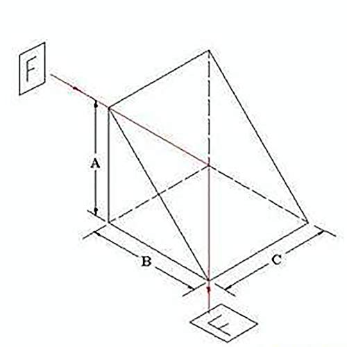 Coherny Optical Glass Triangular Prisms Right Angle Isosceles Prisms Lens Optical K9 Glass Material Testing Instrument