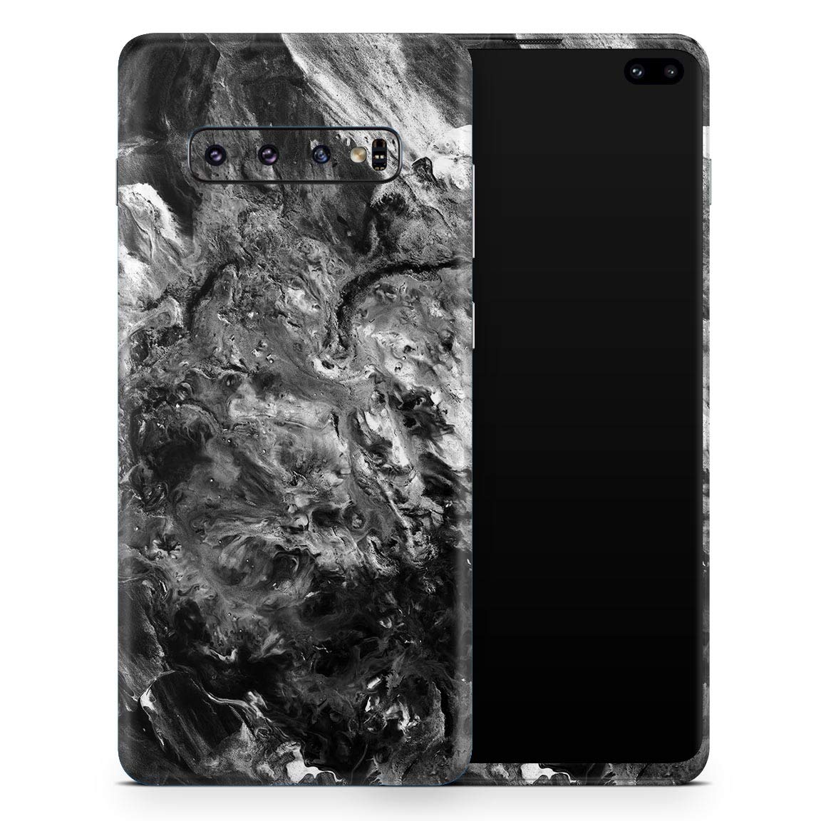 DesignSkinz Liquid Abstract Paint V52 Protective Vinyl Decal Wrap Skin Cover Compatible with The Samsung Galaxy S20 (Screen Trim & Back Glass Skin)