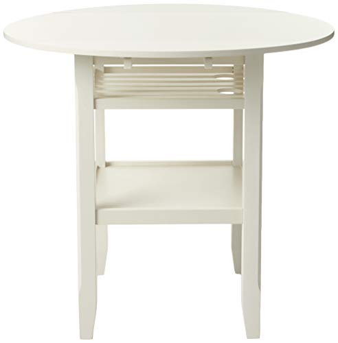 ACME Furniture Tartys Counter Height Table, Cream