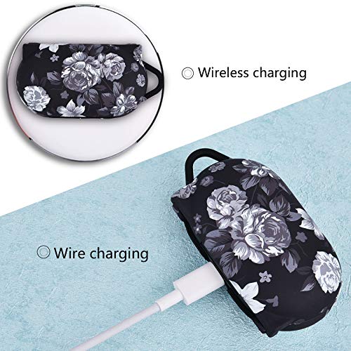 MOFREE for Galaxy Buds+ Plus Case Cover (2020) Full Protective Hard Case Compatible with Samsung Galaxy Earbuds Charging Case with Keychain Accessories(Not for Buds 2019)(No Need Adhesive)