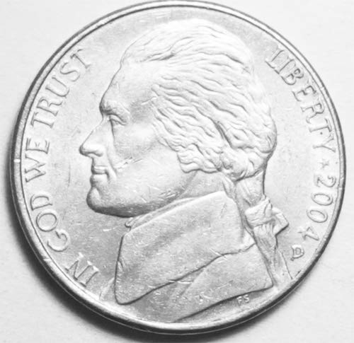 2004 P & D BU Keelboat Jefferson Nickel Choice Uncirculated US Mint 2 Coin Set