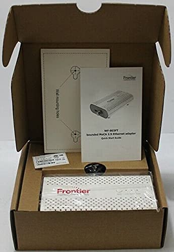 NBS Frontier Fios Formerly Verizon WF-803 FT MoCA 2.5 to Ethernet Bridge WAN/Full/LAN Selector Up to 2.5Gbps Bandwidth with existing coaxial Cables Great Companion for Home mesh Wi-Fi, White