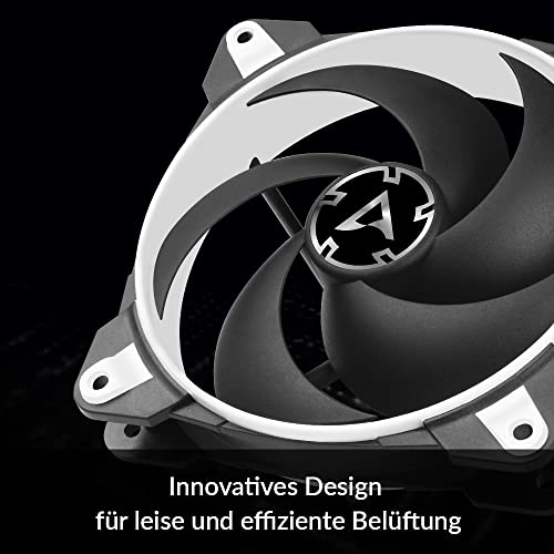 ARCTIC BioniX P120 - PC Fan, 120mm Gaming Case Fan with PWM Sharing Technology (PST), Pressure-optimised, Quiet Motor, Computer, Fan Speed: 200-2100 RPM - White