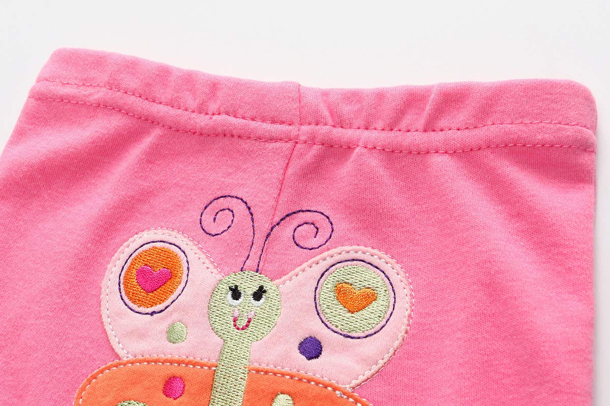 Kiddiezoom Cute Baby and Toddler Unisex Cotton Pants,3 Pack