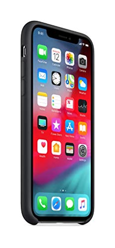 Apple iPhone Xs Silicone Case - Black