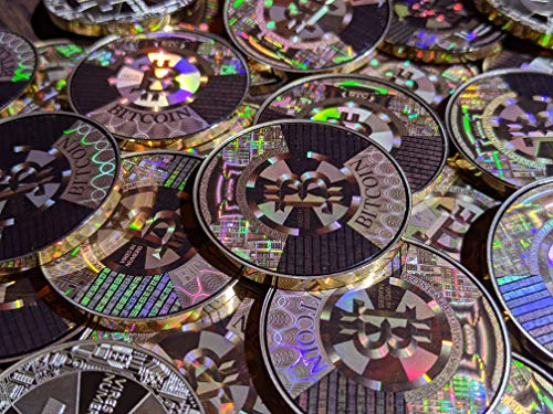 2021 Holographic Commemorative Bitcoin, 39 mm