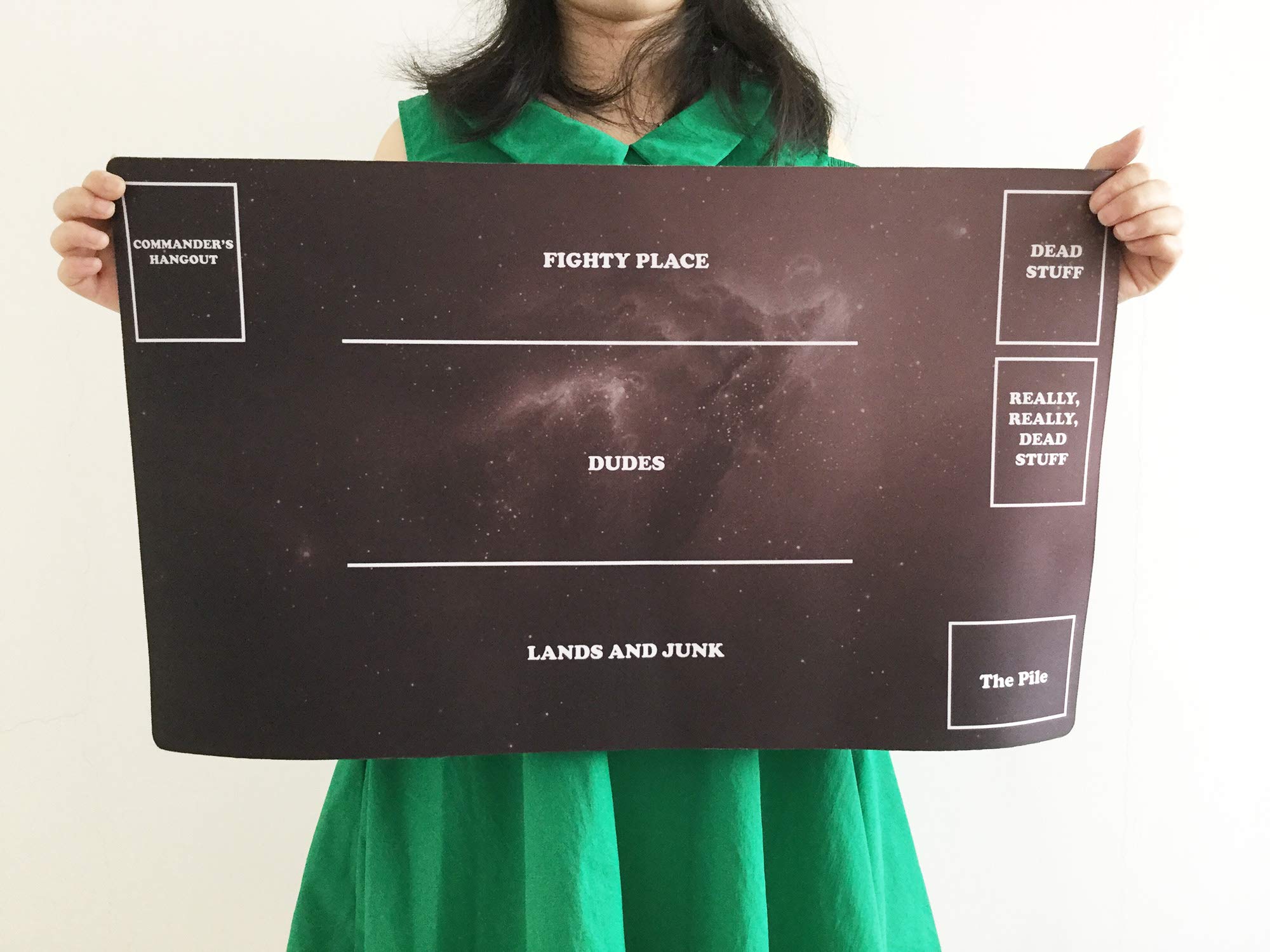 35x60cm Standard Size Black Game playmat with zooms with Free storange playmat Sleeve
