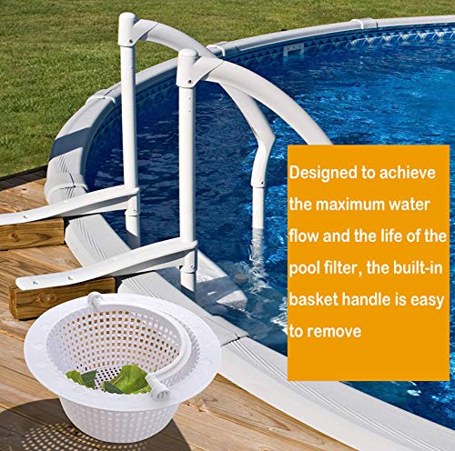 ππππ πΌπ₯ππ§ππππ SP1091WM Skimmer Basket Replacement for Hayward Pentair HydroSkim, 513330 Dyna-skim Pool Filter Baskets,2PCS 6.25βTop Above Ground Pool Skimmer Baskets