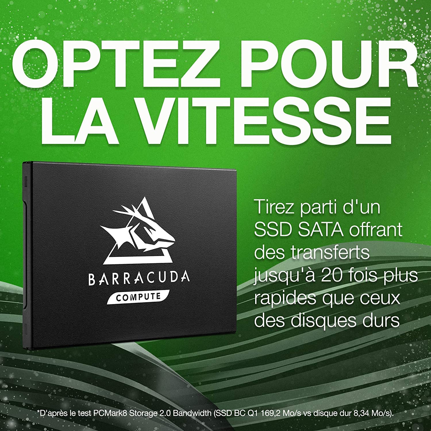 Seagate Barracuda Q1 SSD 480 GB Internal Solid State Drive – 2.5 Inch SATA 6 Gb/s for PC Laptop Upgrade 3D QLC NAND (ZA480CV1A001), Black