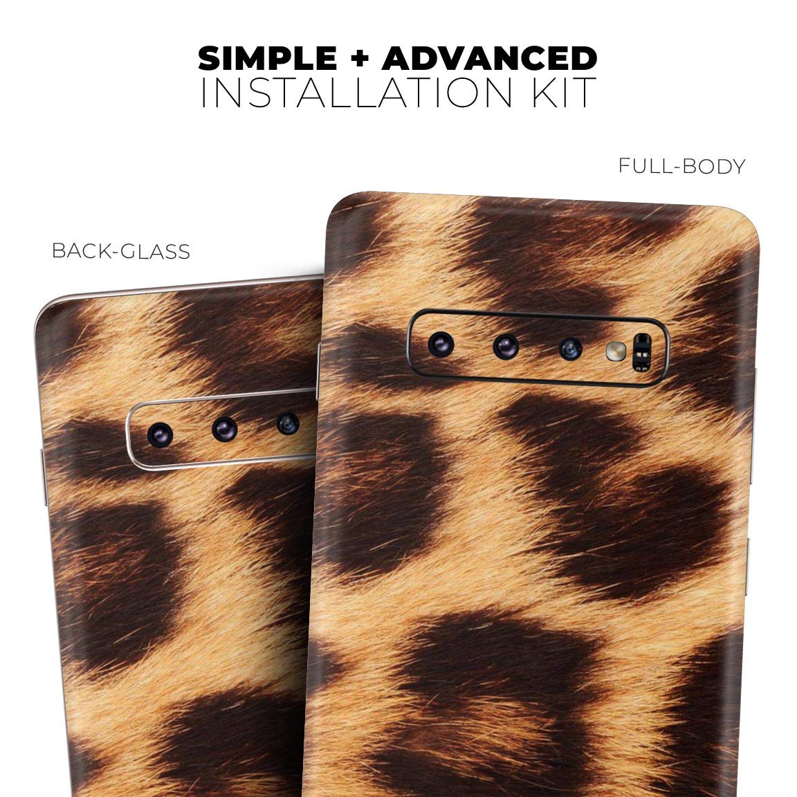 DesignSkinz Real Cheetah Print Protective Vinyl Decal Wrap Skin Cover Compatible with The Samsung Galaxy S20 (Screen Trim & Back Glass Skin)