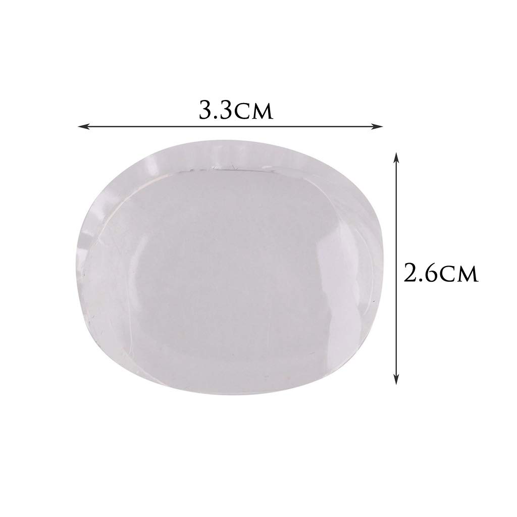 12Pcs Drum Damper Gel Pads for Drums Tone Control Musicians Drummer Enthusiast Beginner Transparent