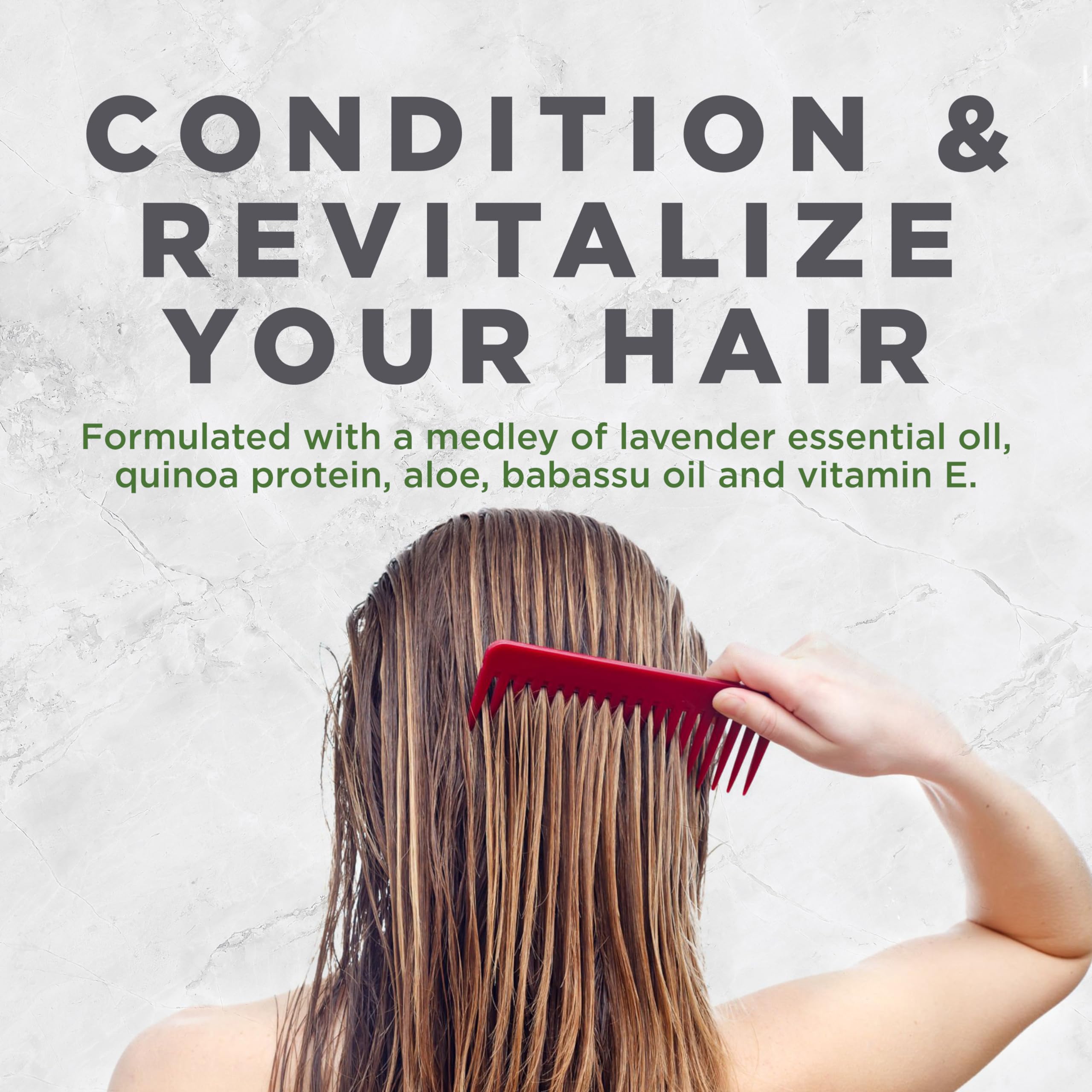 Avalon Organics Revitalizing Lavender Conditioner, For Smooth, Shiny, Touchably Soft Hair For Normal To Dry Hair, 32 Fluid Ounces