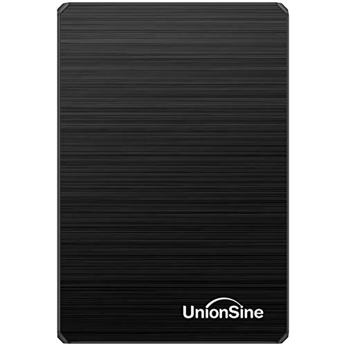UnionSine 250GB Ultra Slim Portable External Hard Drive USB3.0 HDD Storage Compatible for PC, Desktop, Laptop, Xbox One, Xbox one, PS4(Black)