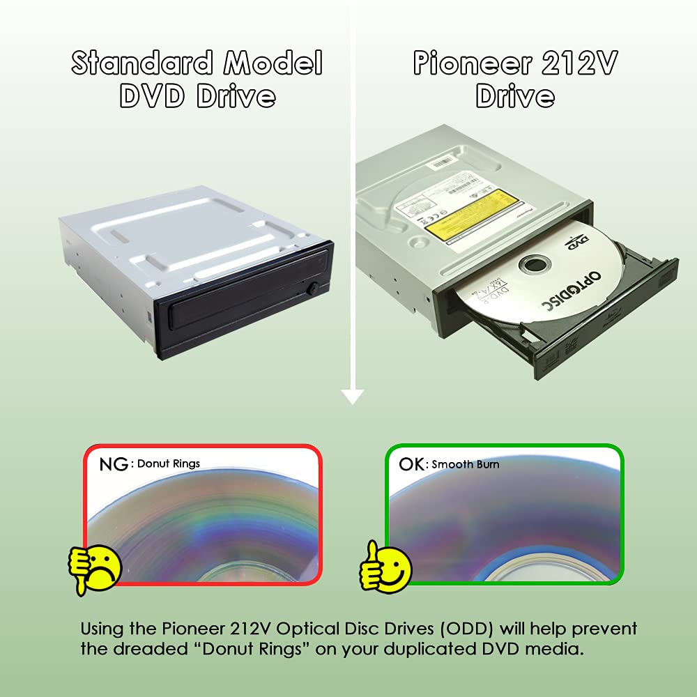 Digital Pioneer BDR-212V Blu-ray SATA 16x Internal Blue-Ray Writer DVD CD Burner BD Drive with Enhanced DVD Burning Feature (Bulk)