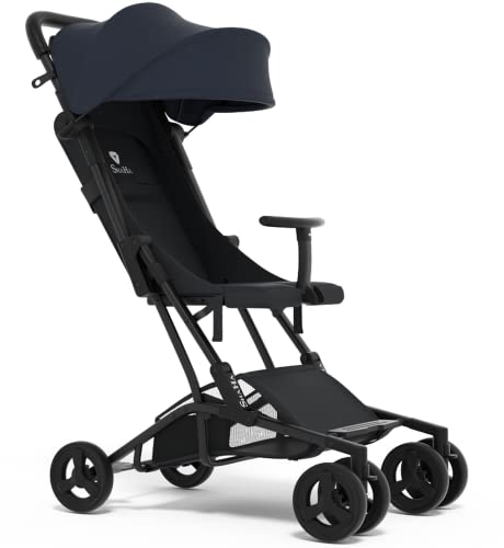 ShaHa Lightweight Stroller – Baby Travel Stroller for Toddlers – Foldable Compact Stroller for Travel, Airplane Stroller has Swivel Front Wheels, 1-Step Brake, Sun Canopy and Reclining Backrest