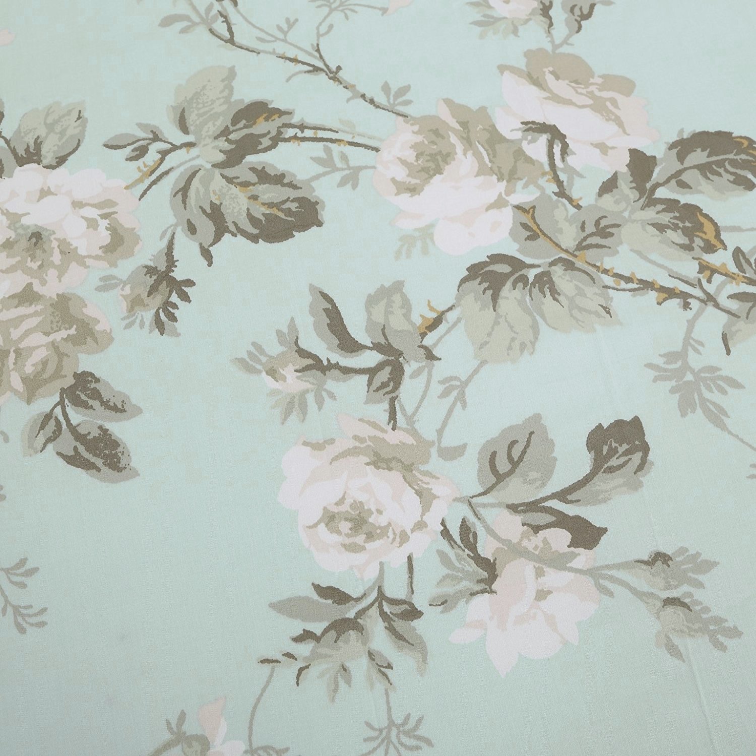Brandream 5PCS King Size Duvet Cover Set French Country Garden Toile Floral Branches Design