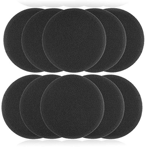 Foam Ear Pad Replacement Cushions, Headphone Earphone Headset Disposable Sponge Covers (45mm - 1.8") 10 Pairs