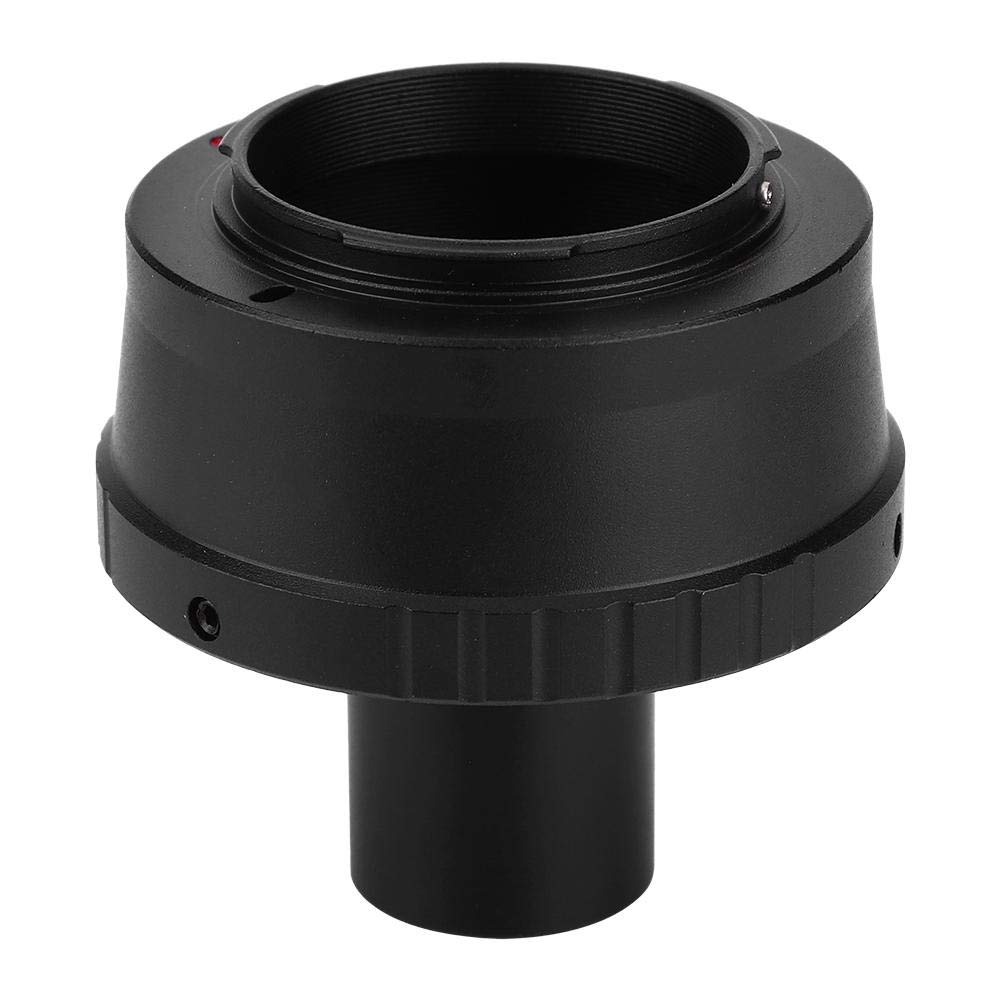 Dilwe Microscope Eyepiece Adapter, 23.2mm T-Mount Microscope Eyepiece, Metal Adapter Ring for M4/3 Mount Mirrorless Camera, Aluminum Alloy Adapters and Converters