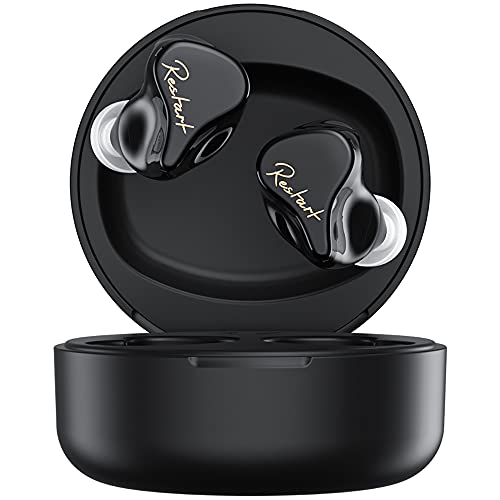 KZ SKS TWS Hybrid True Wirless Stereo IEM Earphone, Bluetooth 5.2 HiFi Stereo Noise-canceling Headsets/Headphones/Earbuds for Sports/Workout/Game (Black)