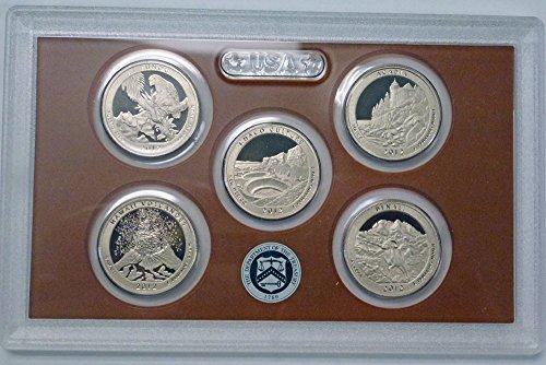 2012 S U.S. Mint America the Beautiful Quarters Proof Set OGP