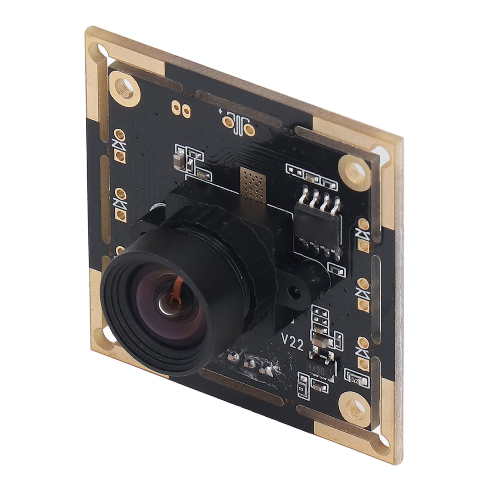 1MP Mini Camera Module, Computer Camera Board Face Recognition High Resolution MJPEG Format Manual Focusing QR Code Scanning for Monitoring Equipment