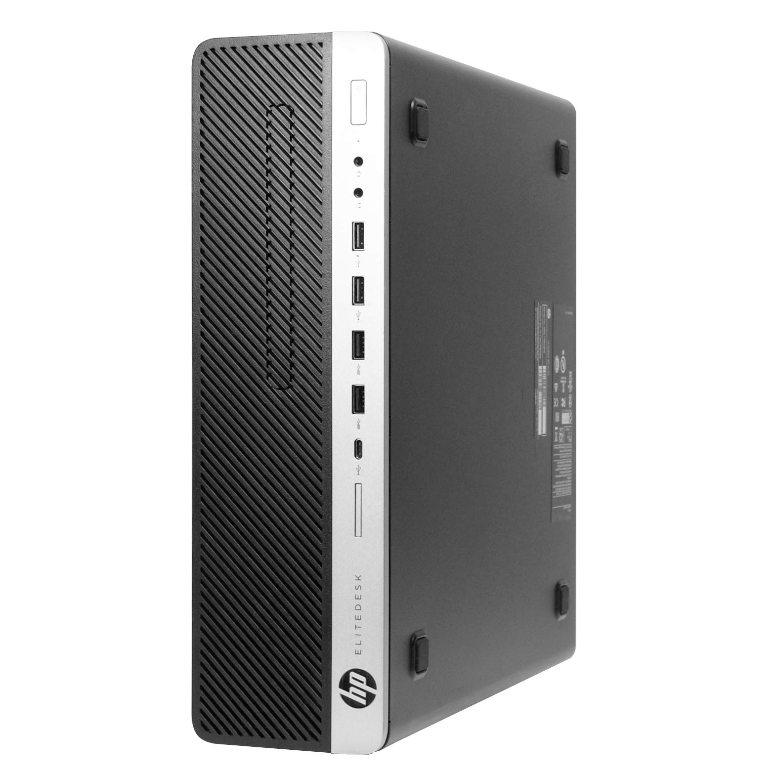 HP EliteDesk 800 G3 Small Form Desktop, Intel Core 7th Gen i5 7500 3.4Ghz, 16GB DDR4 RAM, 512GB SSD Hard Drive, USB Type C, Windows 10 Home (Renewed)