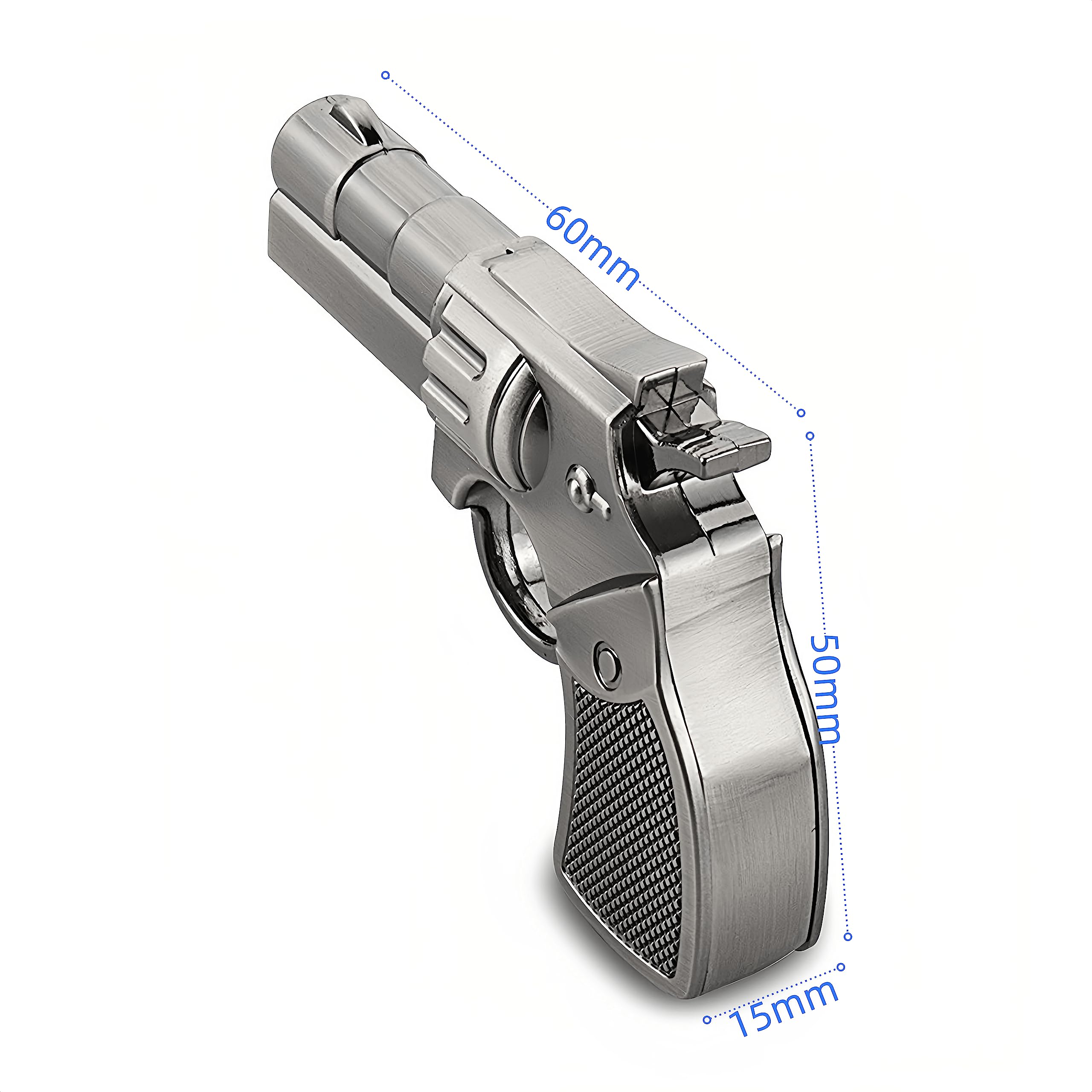 WooTeck 64GB Metal Revolver Gun Novelty USB Flash Drive(Livid)
