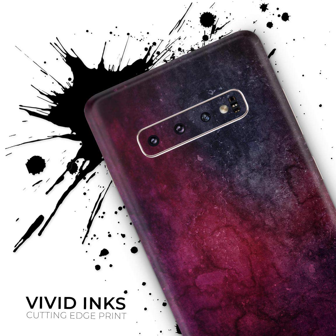 DesignSkinz Abstract Fire & Ice V18 Protective Vinyl Decal Wrap Skin Cover Compatible with The Samsung Galaxy S20 (Screen Trim & Back Glass Skin)