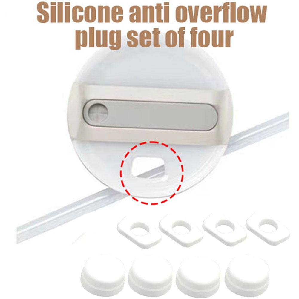 4 Pack Spill Stopper for Stanley 40oz | 30oz Tumbler, Silicone Leak Stopper for Stanley Cup Quencher H2.0 Flowstate Tumbler for Stanley Cup Accessories