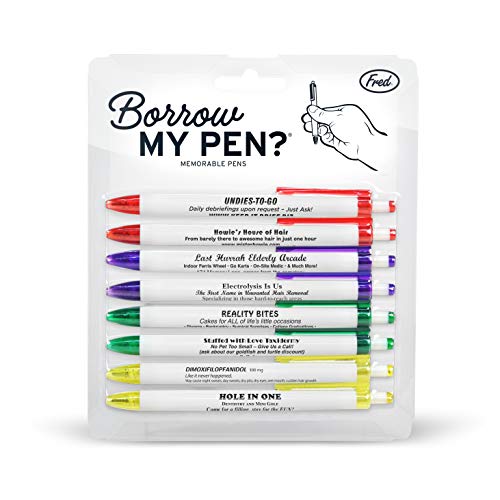 Genuine Fred Borrow My Pens, 8 Count (Pack of 1), G-Rated