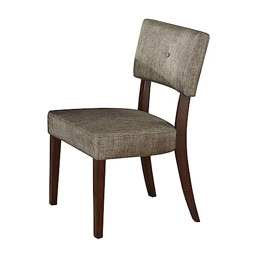 ACME Set of 2 Drake Espresso Side Chair, 36-Inch