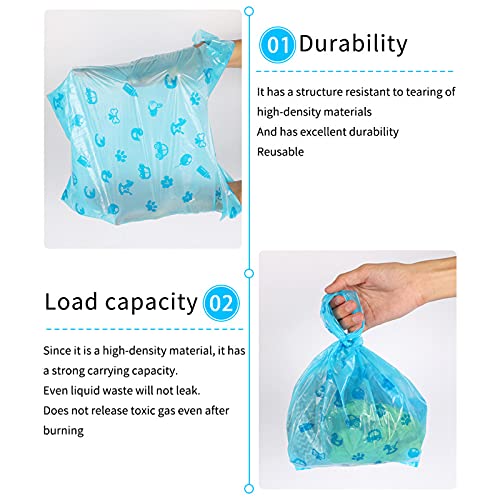 Disposable Diaper Bags with Easy-Tie Tabs, Degradable Diaper Trash Bags or Pet Waste Bags, With Cute Pattern Unscented Biodegradable Diaper Sacks, 200 Counts