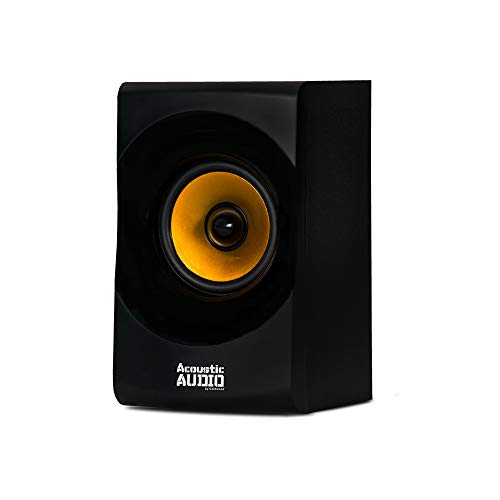 Acoustic Audio by Goldwood Bluetooth 2.1 Speaker System 2.1-Channel Home Theater Speaker System, Black (AA2170)