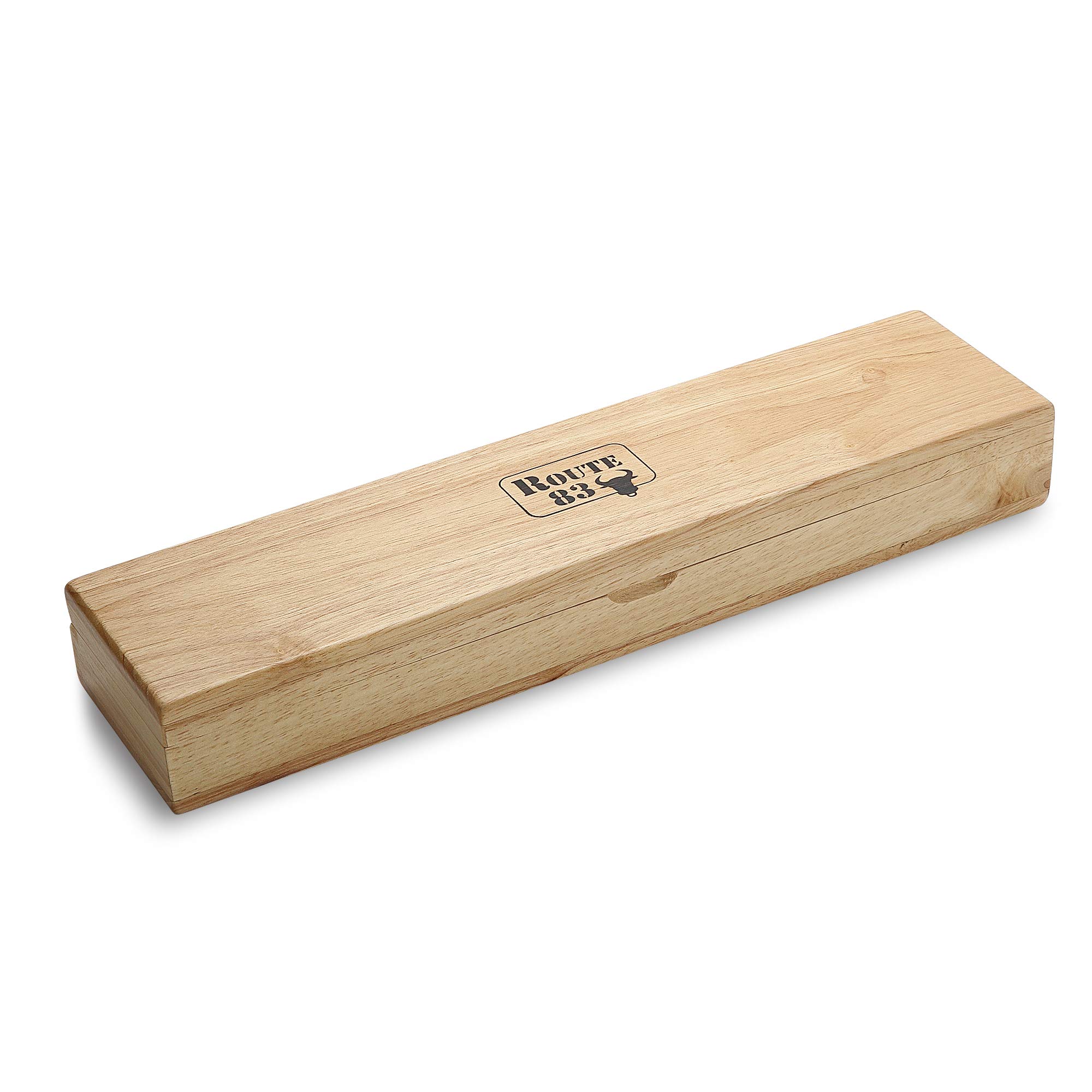 ROUTE83 Classic XL Chef's Knife - Handmade - Hammered German Steel - American Walnut Wood Handle