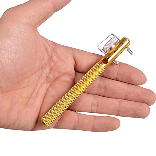 1pc Metal Manual Fishing Hook Tier Double-Headed Needle Line Fishhook Fishing Knotter Tools Tie Device Fishing Kit Accessory
