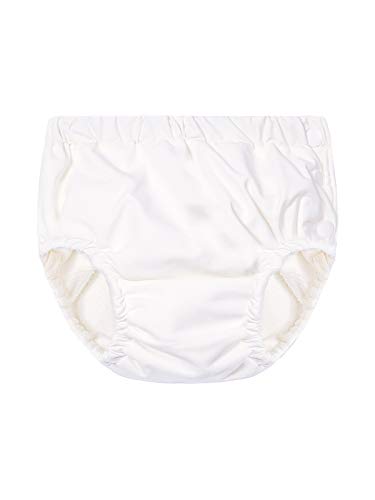 Baby Swim Diaper Reusable Pool Swim Diapers for Baby Boys Girls Toddlers Waterproof Swimming Pants for Unisex Baby Swimming Lesson A White 18-24 Months
