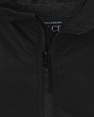 The Children's Place baby boys and Toddler Uniform Windbreaker Jacket, Black, 3T US