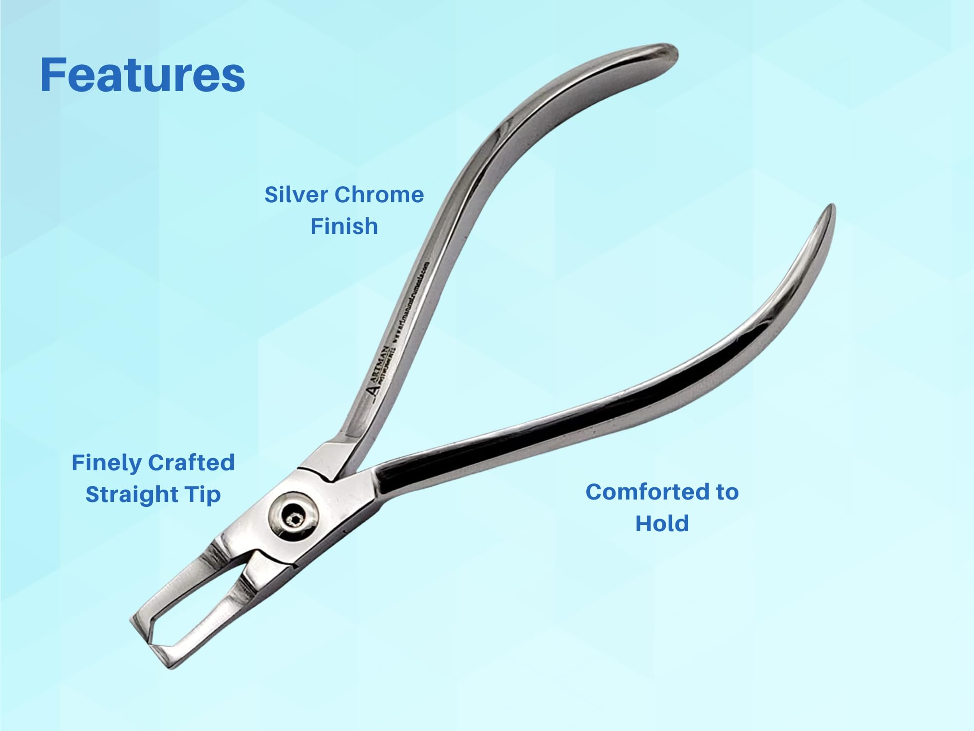 ARTMAN INSTRUMENTS Braces Removal Tool Orthodontic Bracket Removing Pliers Medical Grade Stainless Steel, Autoclavable, Easy Braces Removing Tool