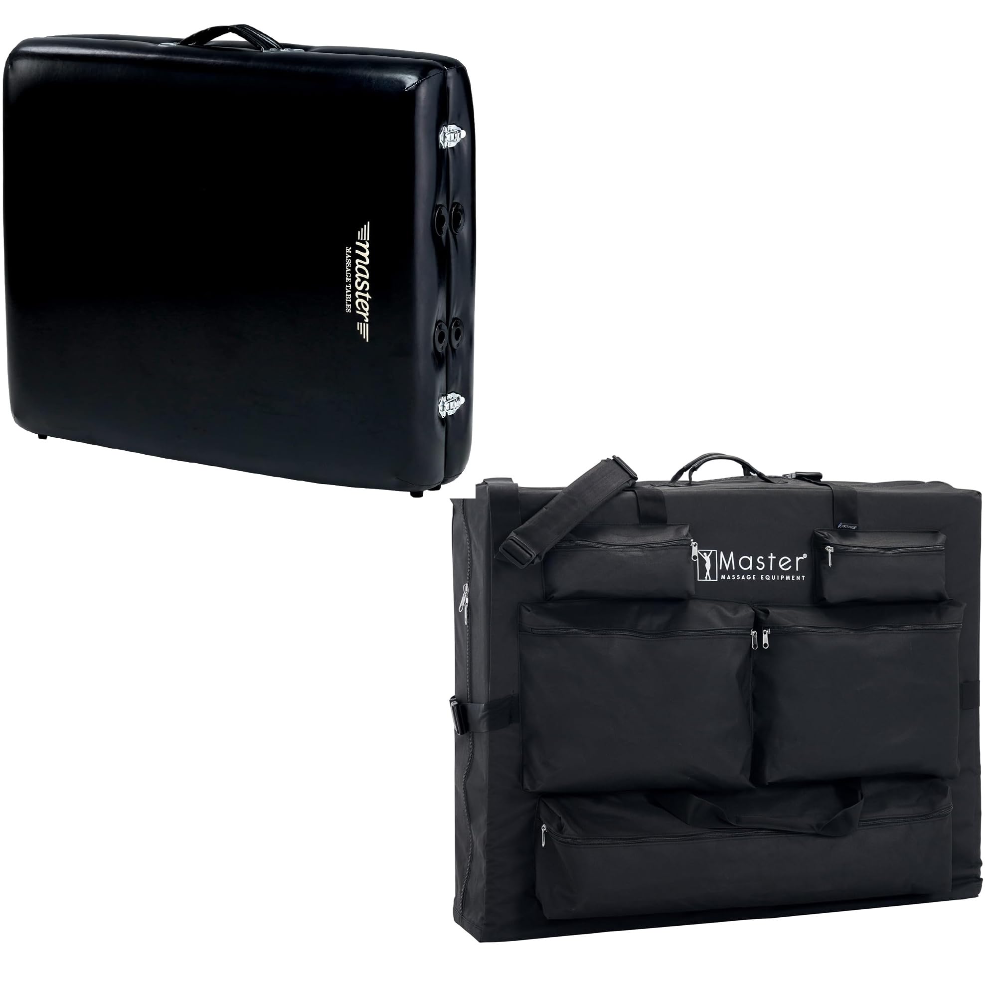 Master Massage Universal Size Wheeled Massage Table Carry Case with Wheels - Carrying Bag for Foldable Massage Bed with Castors-Fits 27โ to 32โ Width Folding Massage Tables - Black.