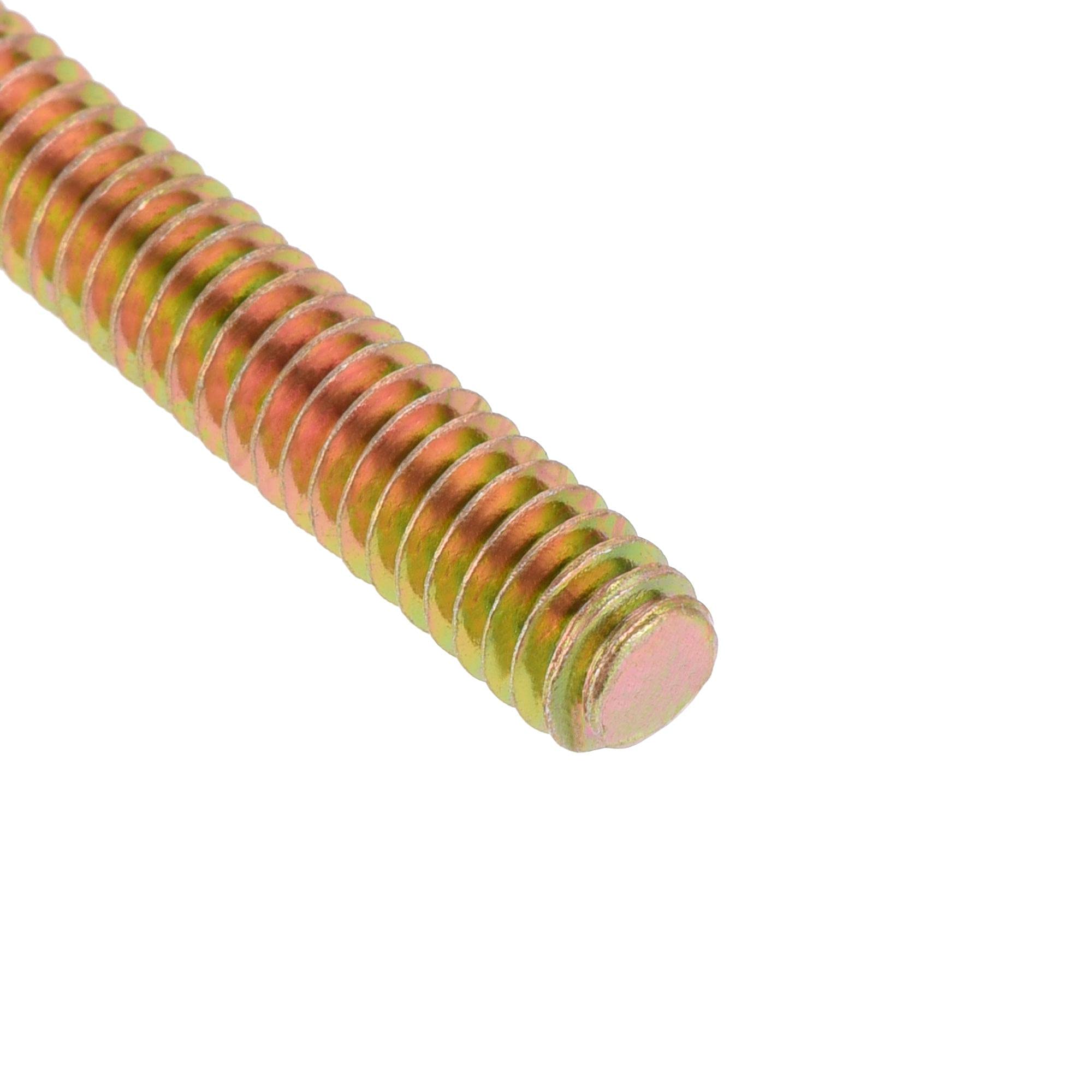 uxcell 1/4-20 x 2-1/4" Hanger Bolts Double Head Dowel Screw for Wood Furniture 10pcs